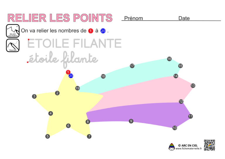Relier les points | ARC EN CIEL